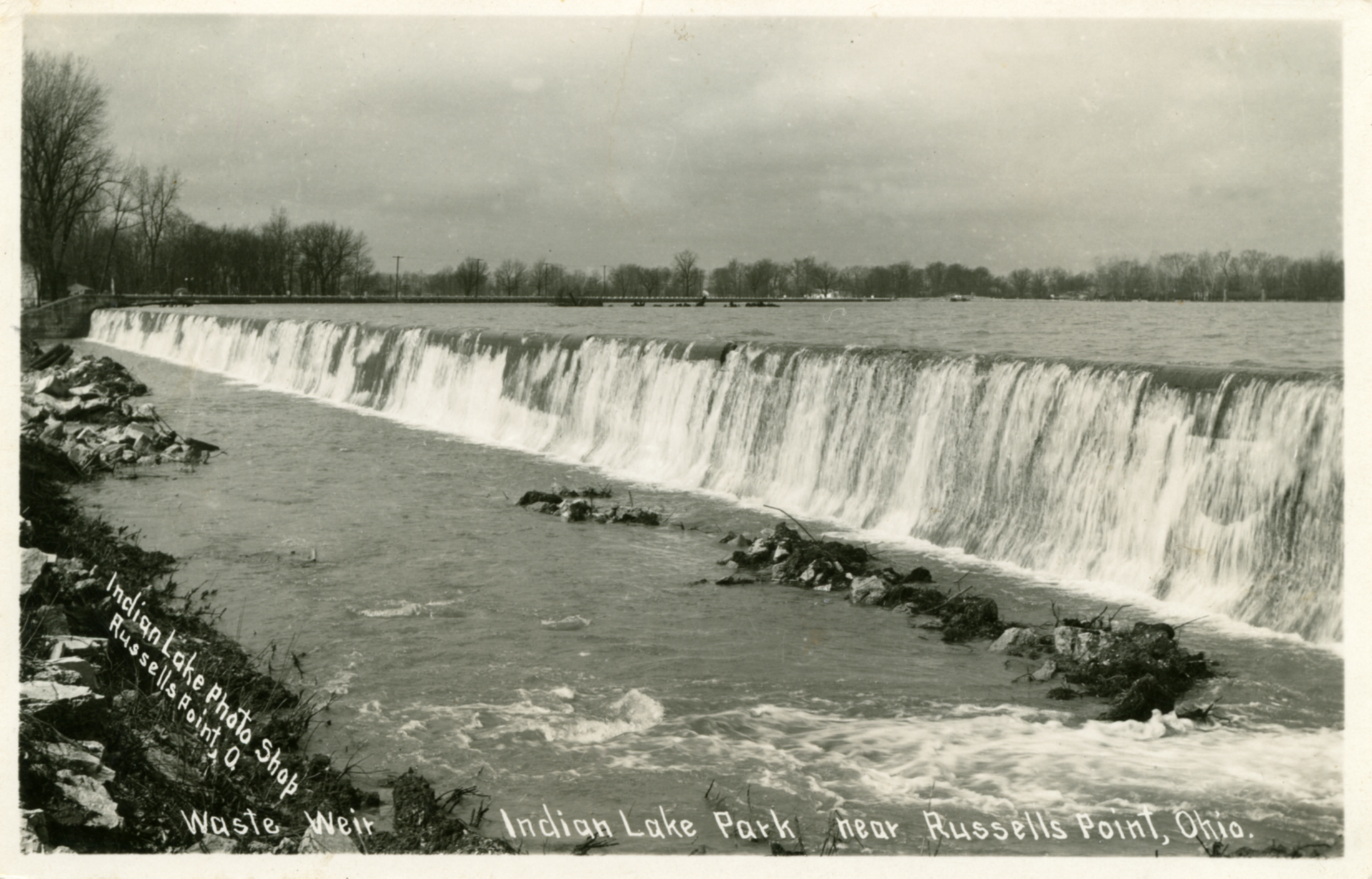 Waste Weir – Vintage Postcards of Indian Lake, Ohio