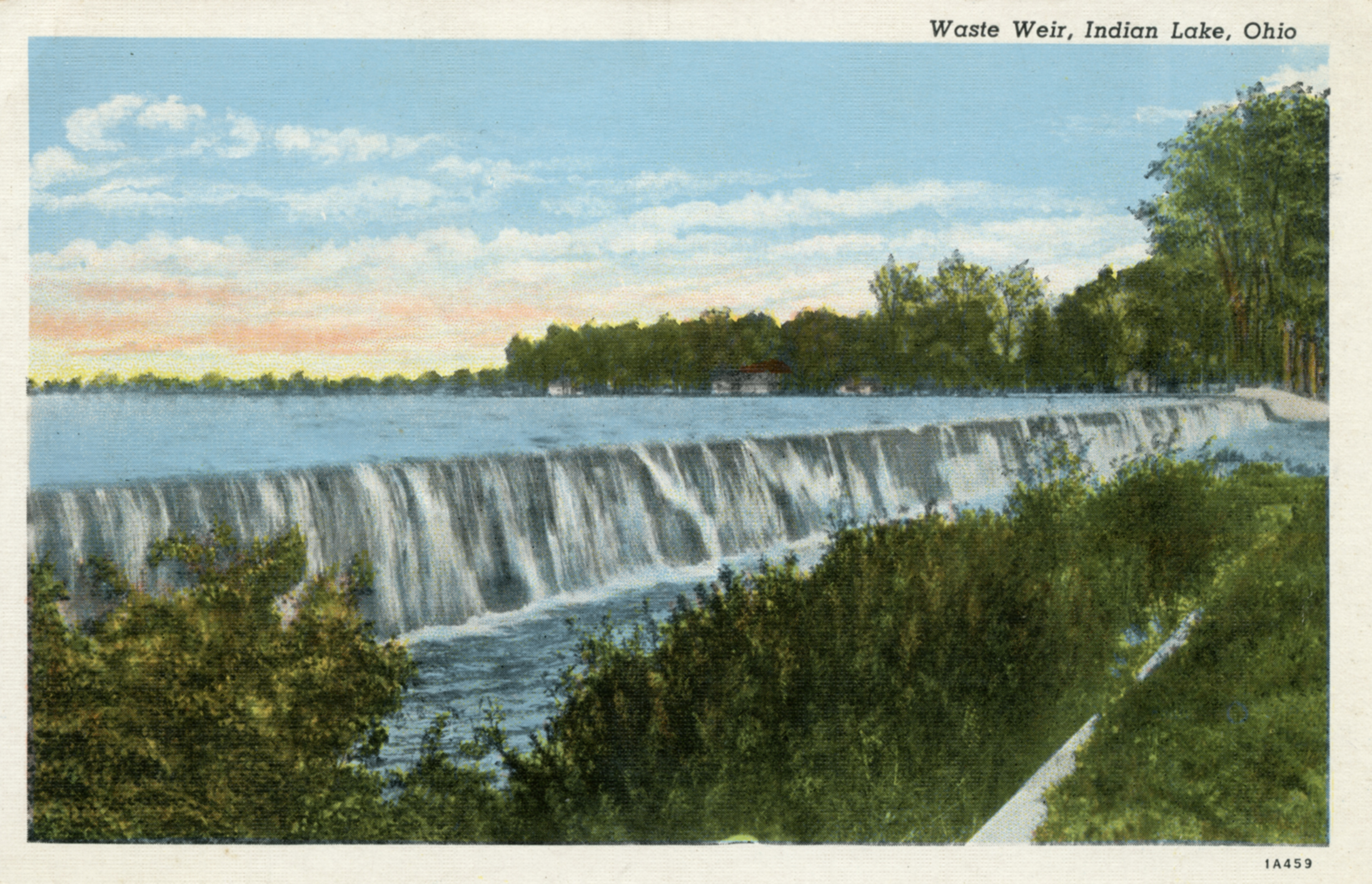 Waste Weir – Vintage Postcards of Indian Lake, Ohio
