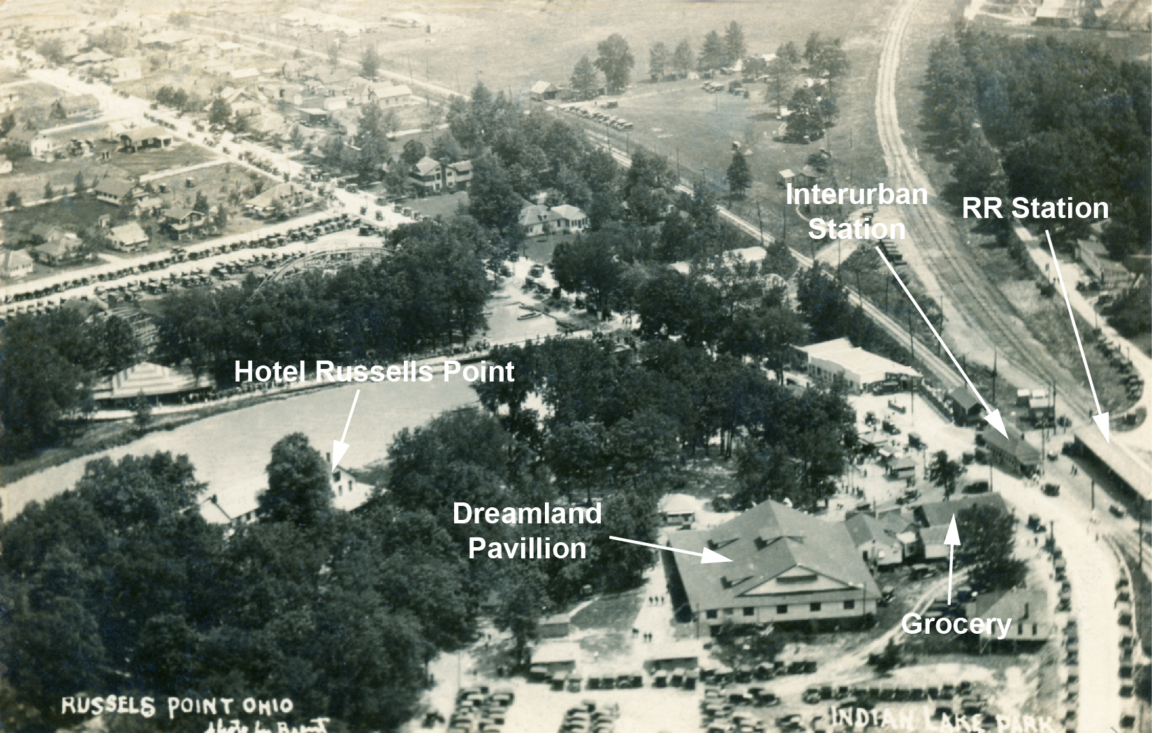 Russells Point Center – Vintage Postcards of Indian Lake, Ohio