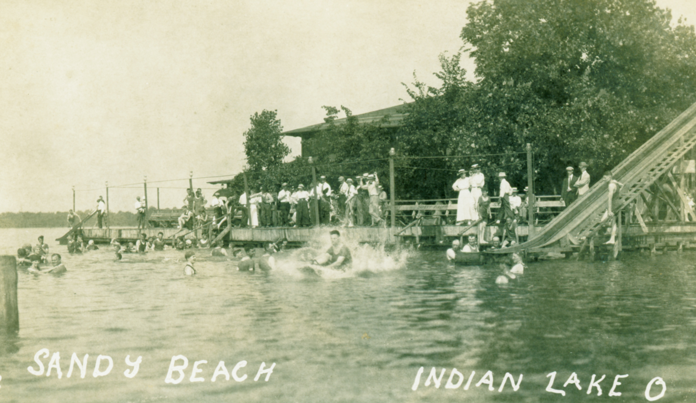Sandy Beach – Vintage Postcards of Indian Lake, Ohio