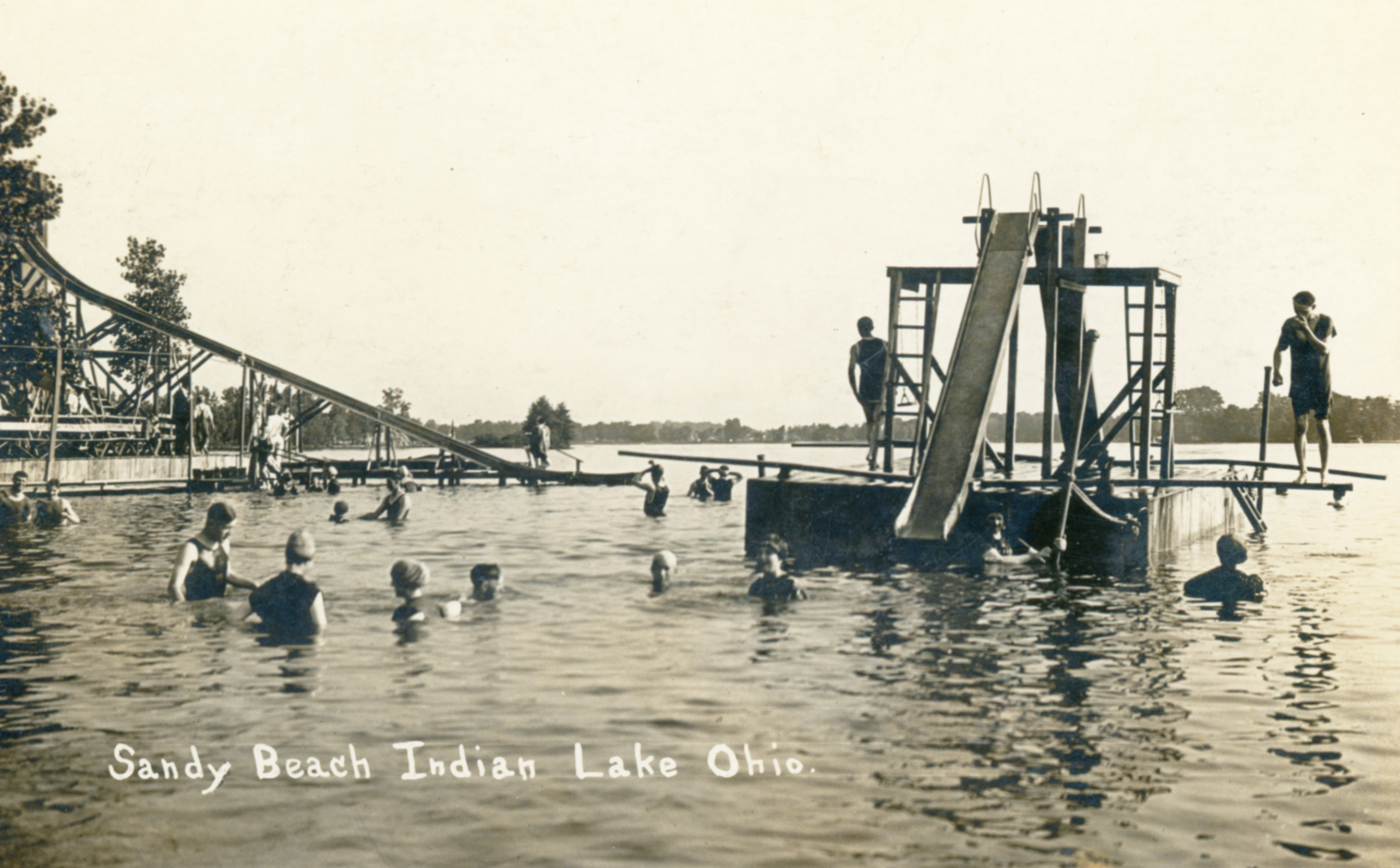 Sandy Beach – Vintage Postcards of Indian Lake, Ohio