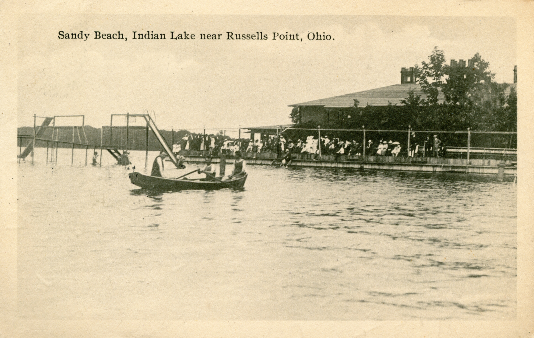 Sandy Beach – Vintage Postcards of Indian Lake, Ohio