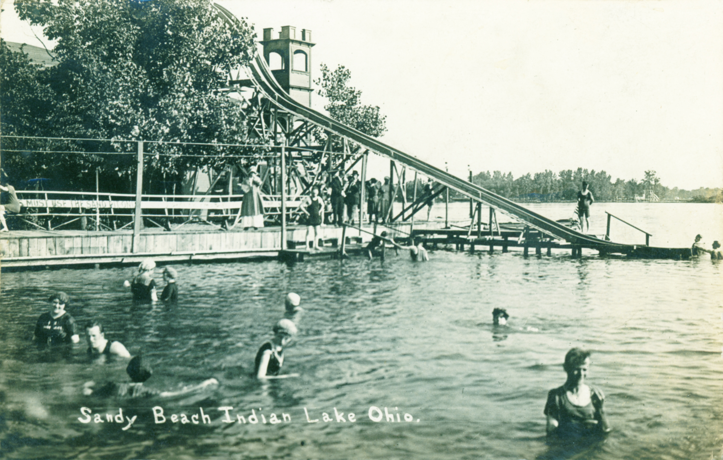 Sandy Beach – Vintage Postcards of Indian Lake, Ohio